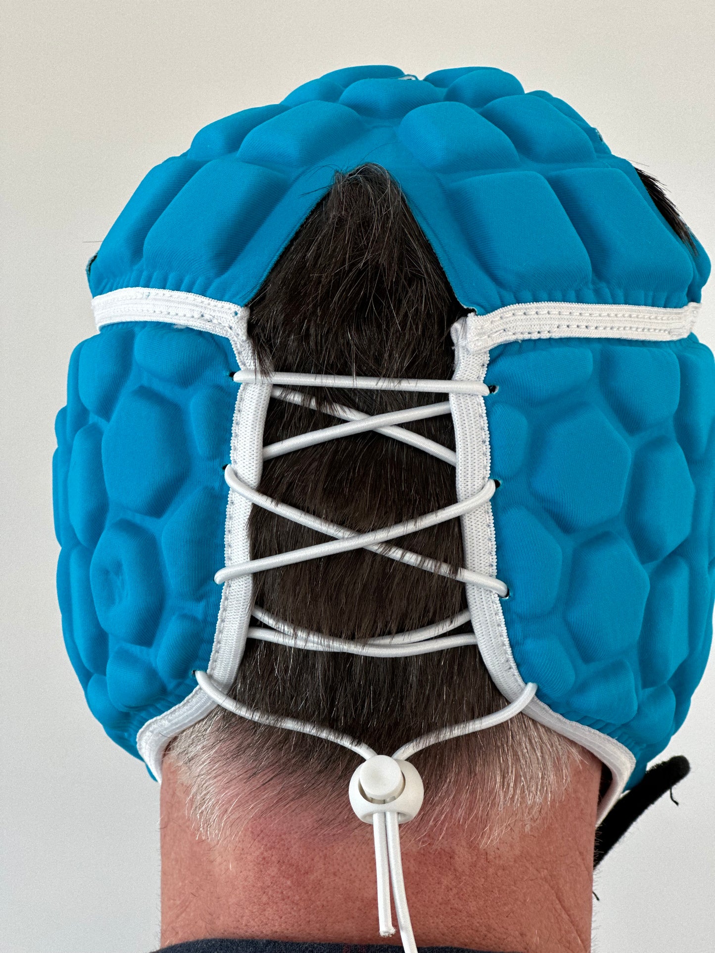 Rugby Scrum Cap - Turquoise/White – Collide Sport